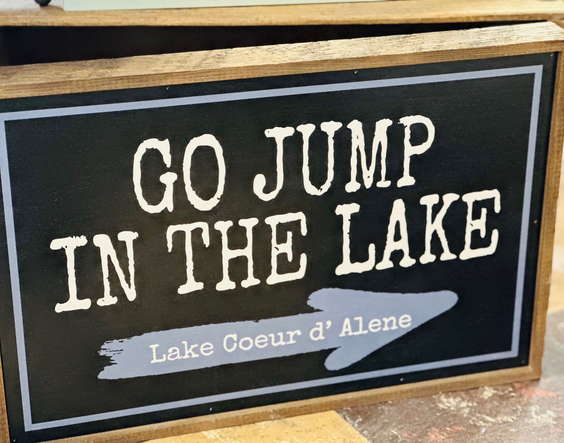Custom Lake/River Sign – Simply Northwest