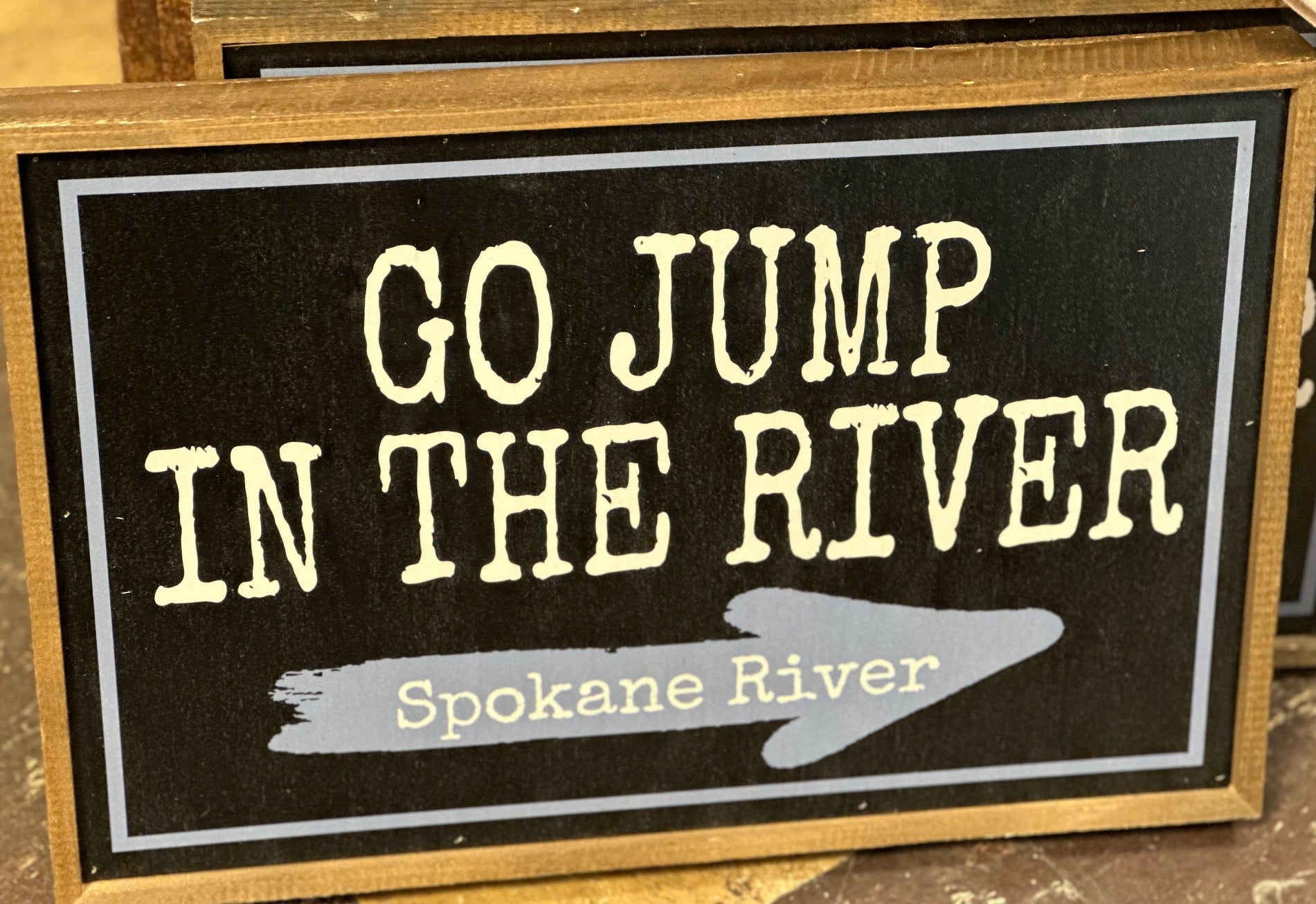 Custom Lake/River Sign – Simply Northwest