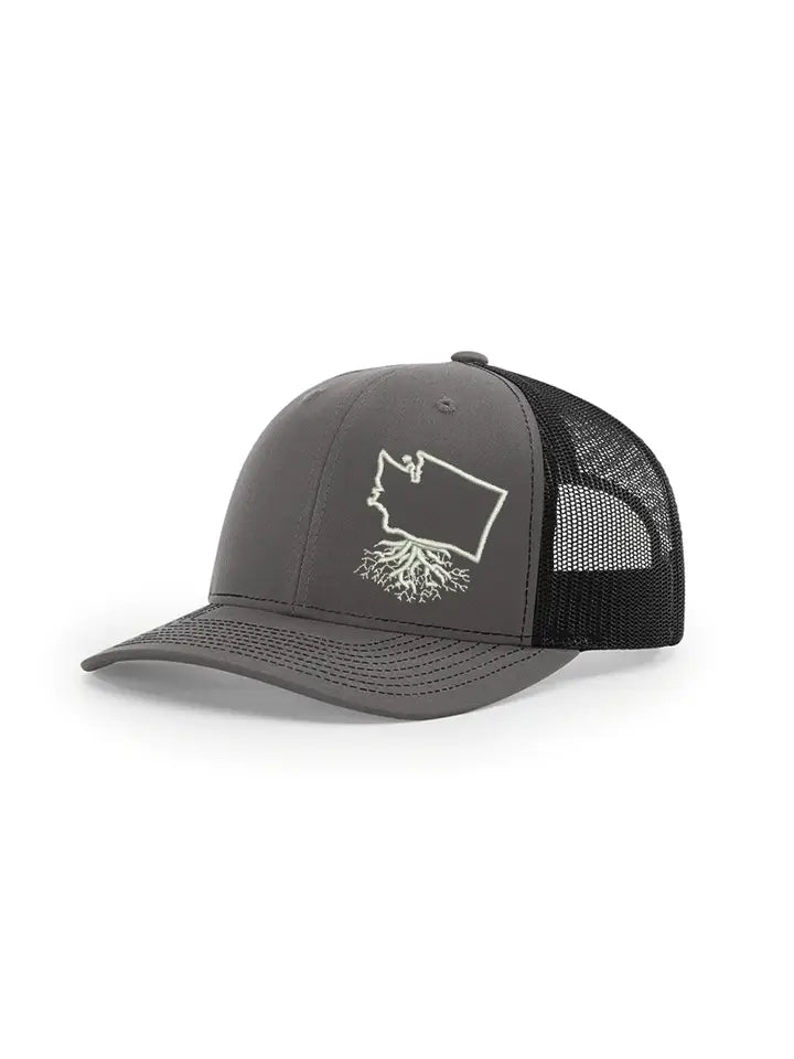 WA Roots Hat - Gray & Black Combo – Simply Northwest