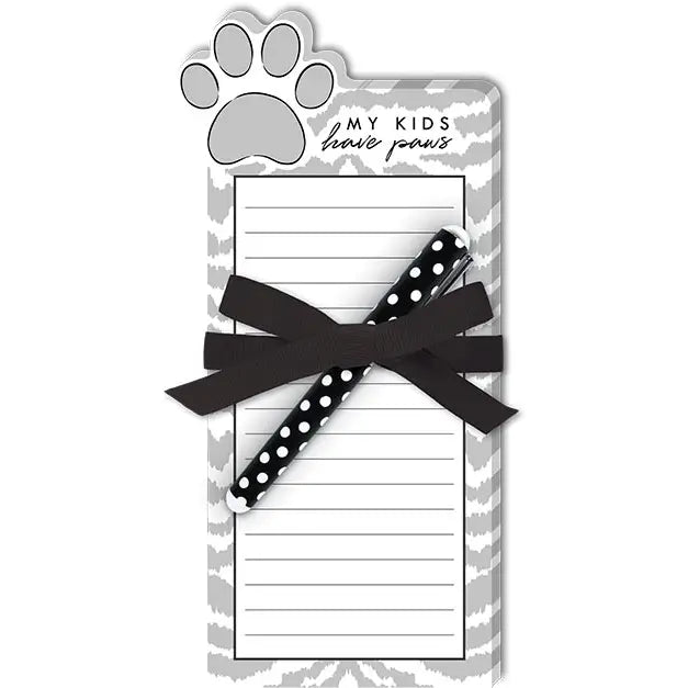 My Kids Have Paws Die-cut Notepad and Pen Set – Simply Northwest